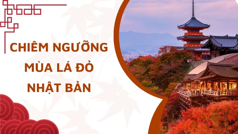 Chiêm ngưỡng Mùa lá đỏ Nhật Bản với vẻ đẹp nên thơ